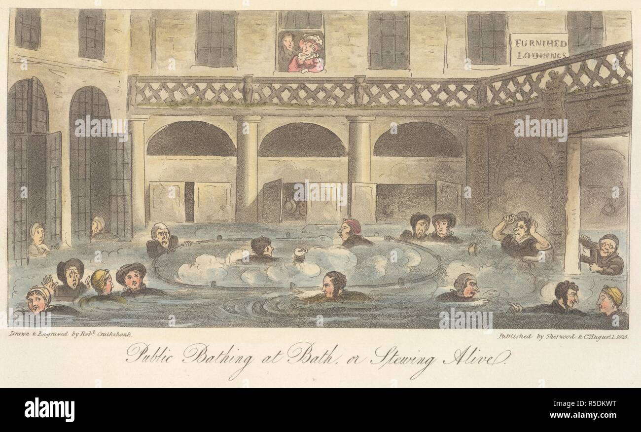 Public bathing at bath hi-res stock photography and images - Alamy