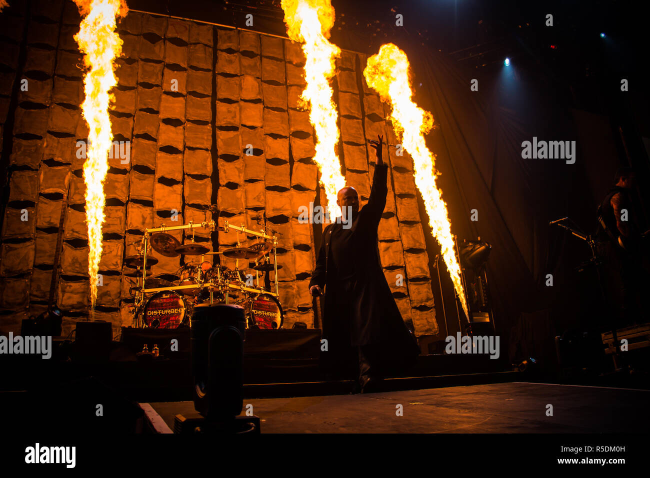 Disturbed live at Manchester Arena Stock Photo - Alamy