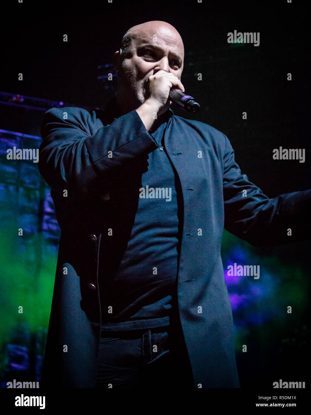 Disturbed live at Manchester Arena Stock Photo - Alamy