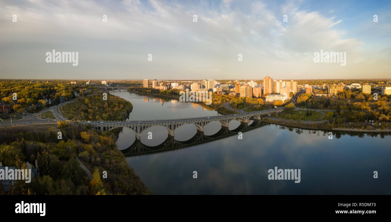 Saskatoon saskatchewan aerial hi-res stock photography and images - Alamy