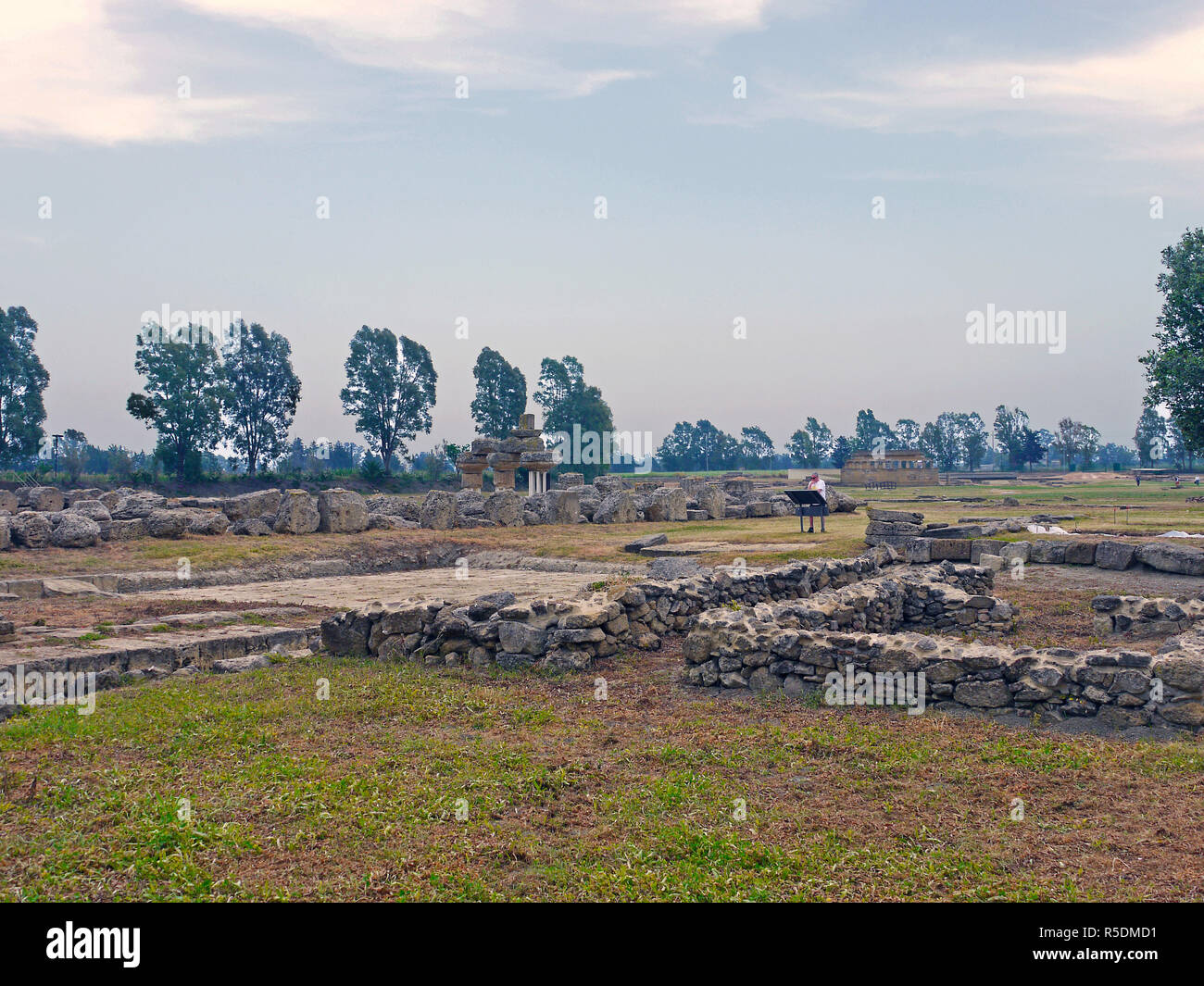 Roman tomb at Metaponto Archaeological Park, Province of Matera, Italy ...