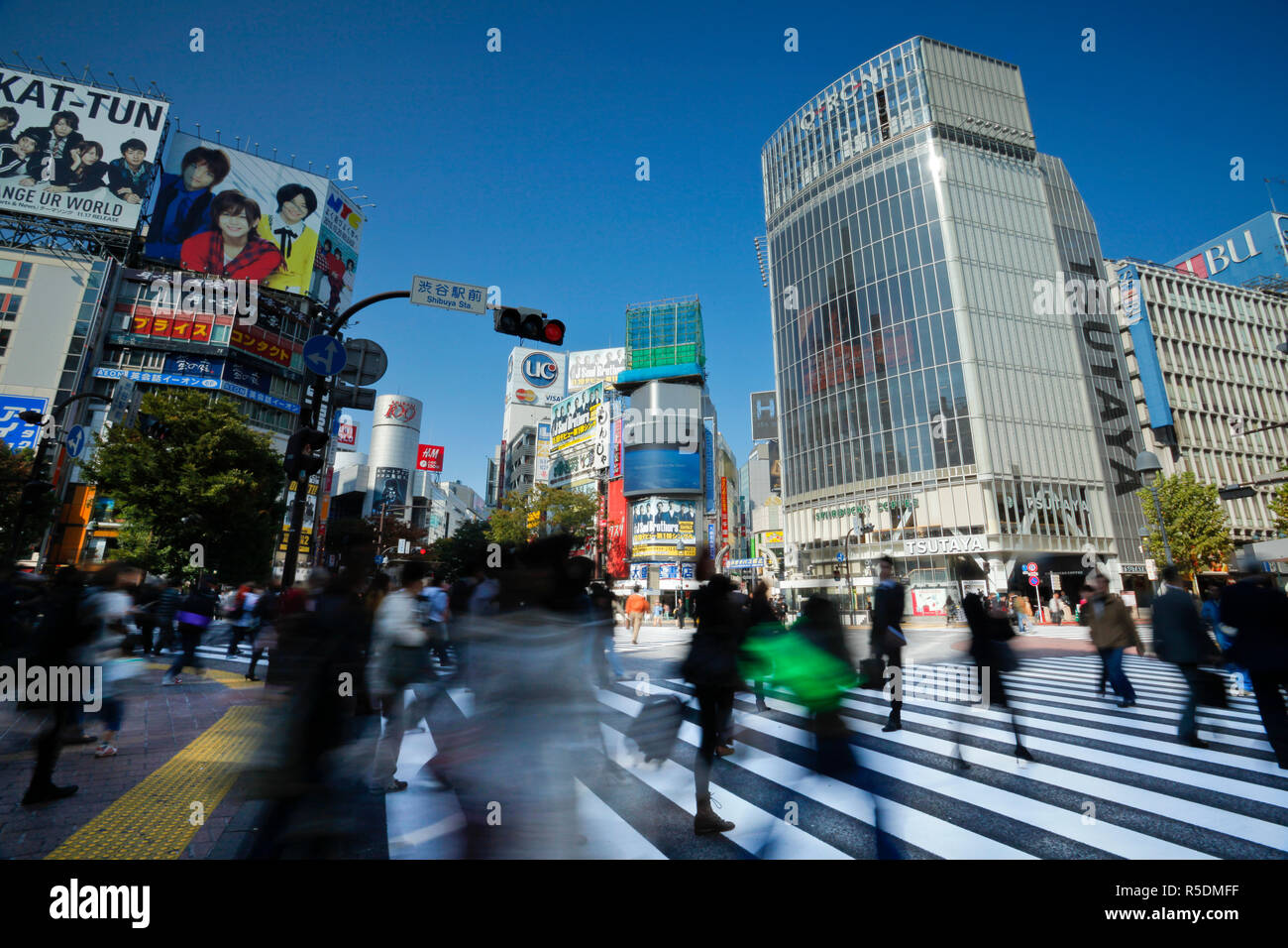 Pedestrian Crossing, Shibuya, Tokyo, Japan Stock Photo - Alamy