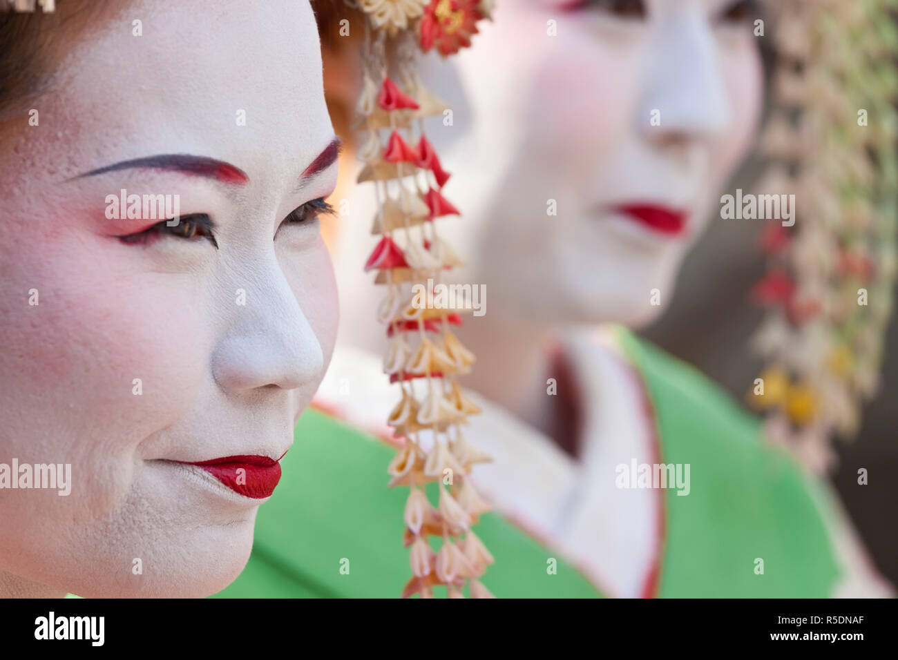 Two Geishas in Kyoto, Japan Stock Photo - Alamy