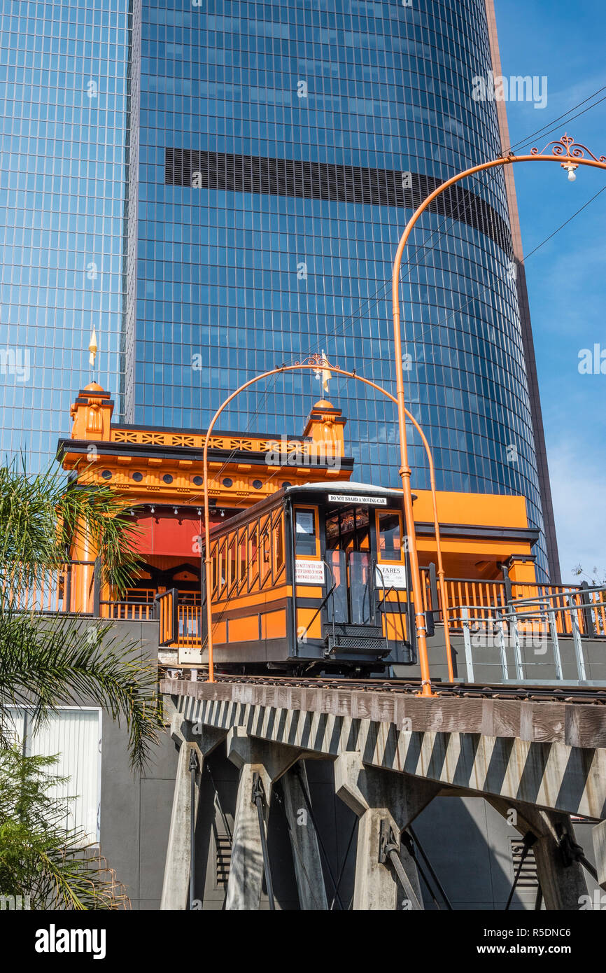Angels Flight is a landmark 2 ft 6 in (762 mm) narrow gauge funicular ...