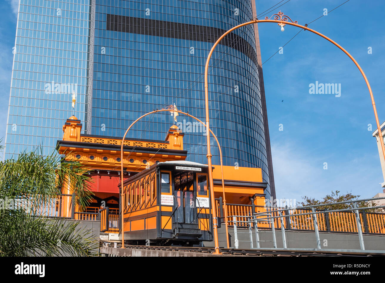 Angels Flight is a landmark 2 ft 6 in (762 mm) narrow gauge funicular ...