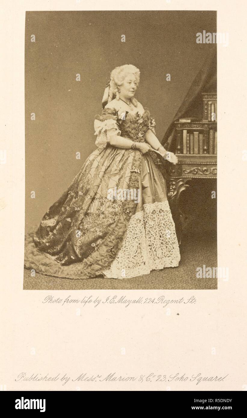 Mrs. Stirling. Portrait. Mayall's celebrities of the London Stage, a ...