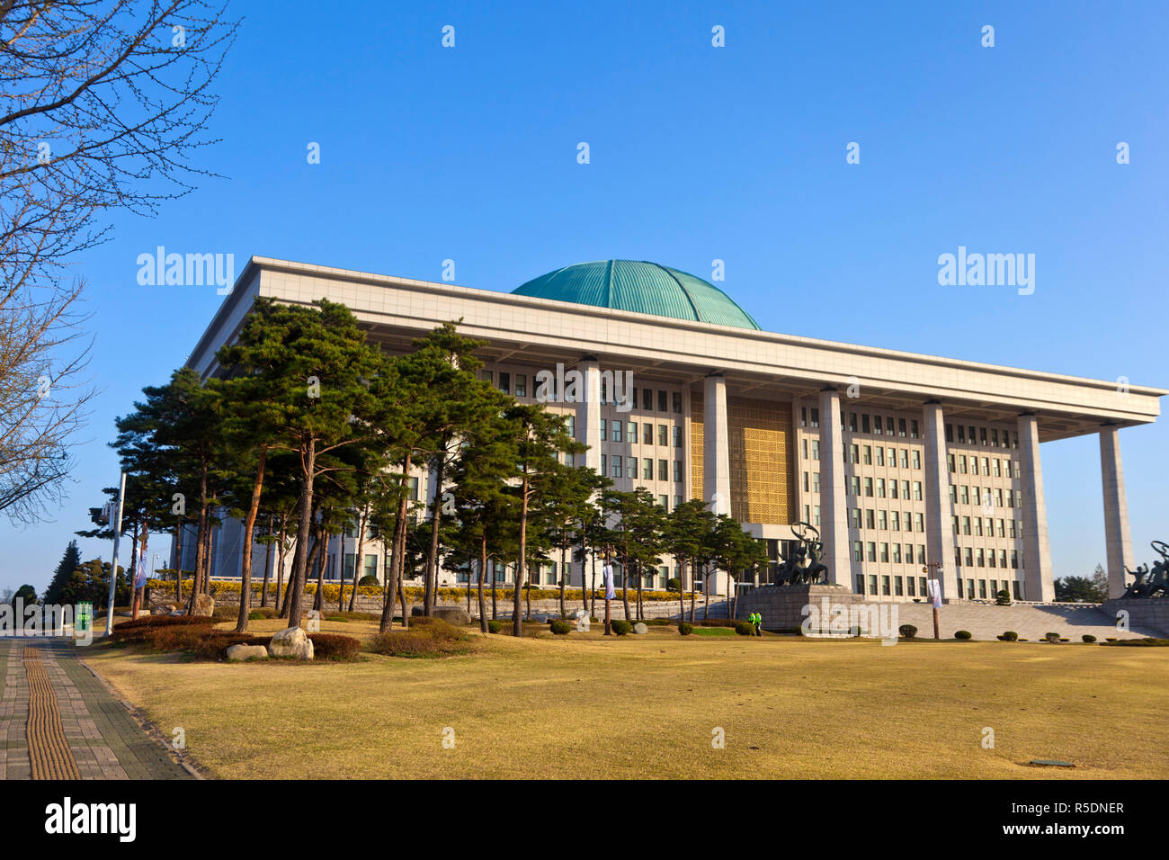 Korea, Seoul, Yeouido, National Assembly building Stock Photo - Alamy