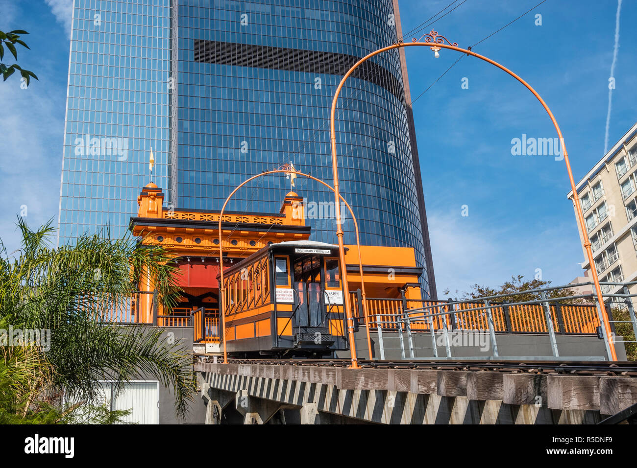 Angels Flight is a landmark 2 ft 6 in (762 mm) narrow gauge funicular ...