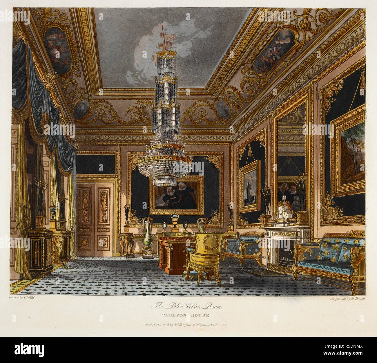 The Blue Velvet Room, Carlton House. The History of the Royal ...