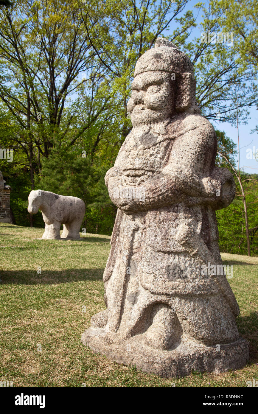 Korea, Seoul, Royal Tombs of Heolleung and Illeung, Heolleung, Tomb of ...