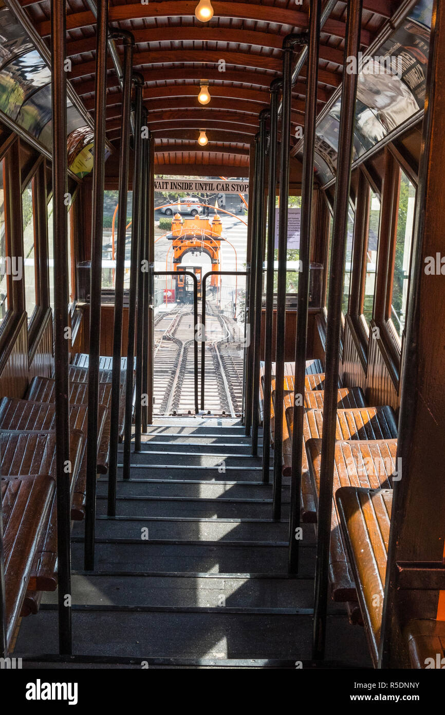 Angels Flight is a landmark 2 ft 6 in (762 mm) narrow gauge funicular ...