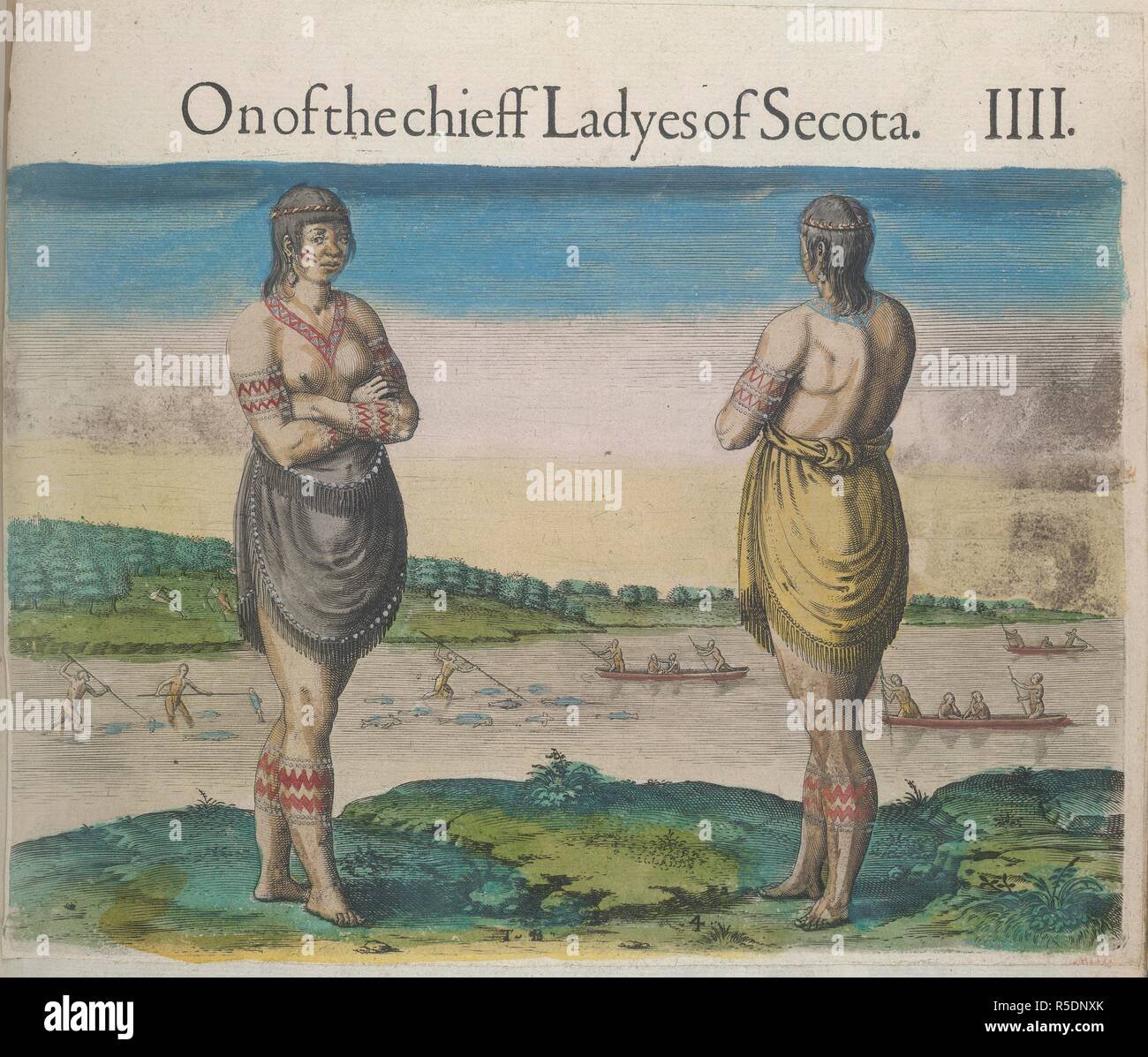 John white indians fishing hi-res stock photography and images - Alamy