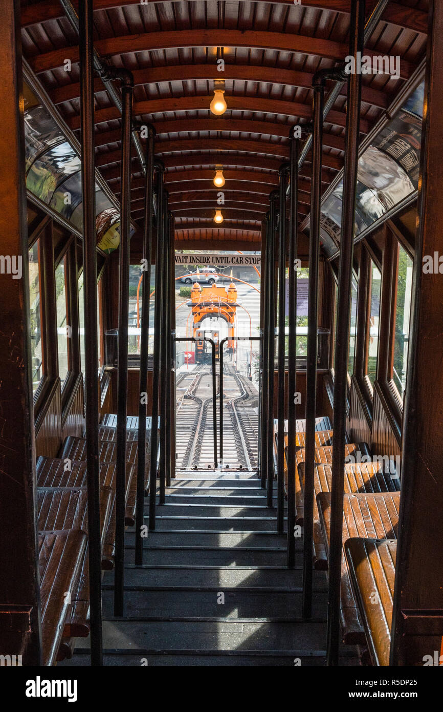 Angels Flight is a landmark 2 ft 6 in (762 mm) narrow gauge funicular ...