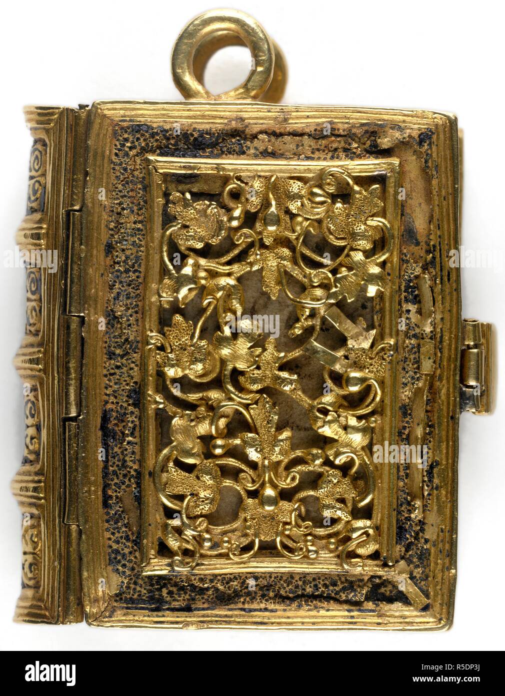 Gold leaf book cover hi-res stock photography and images - Alamy