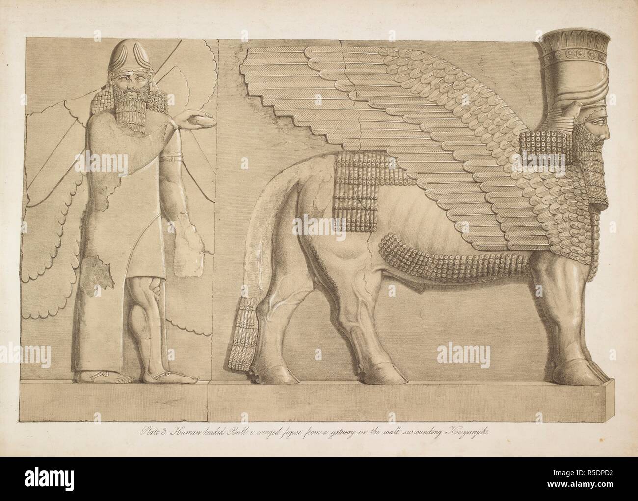 Assyria winged bull hi-res stock photography and images - Alamy