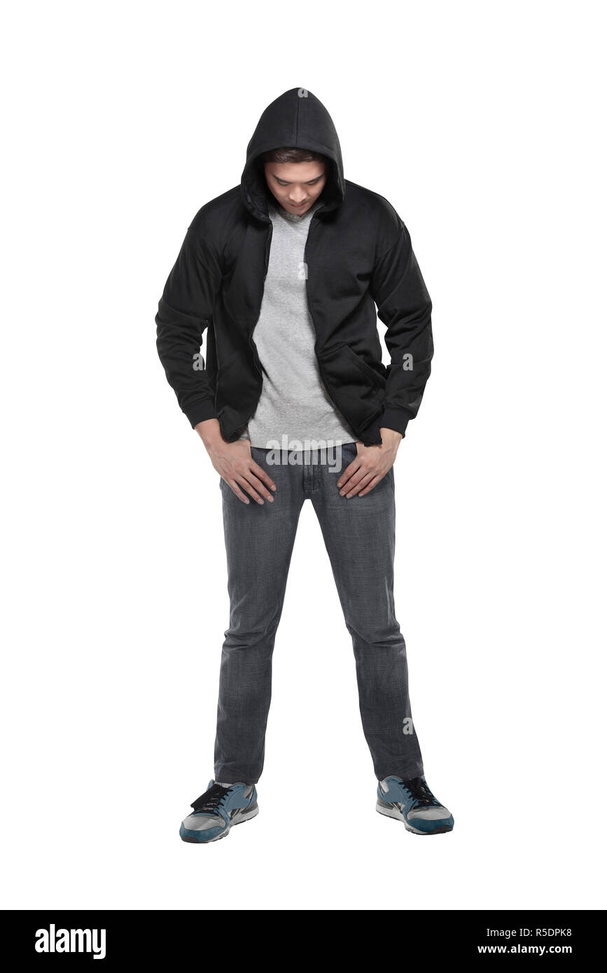 Man in hoodie Stock Photo - Alamy