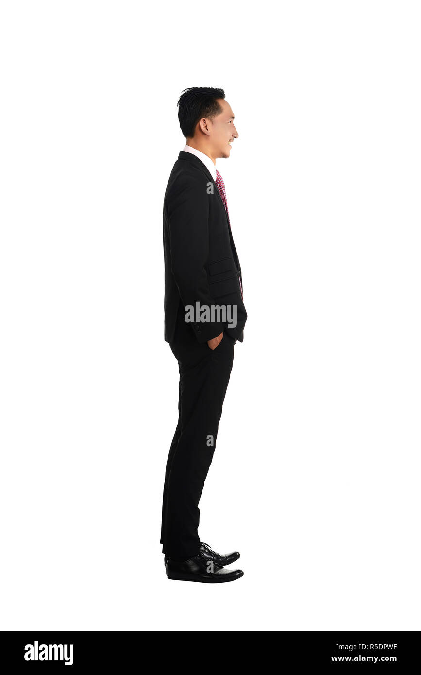 Full body side portrait handsome Cut Out Stock Images & Pictures - Alamy