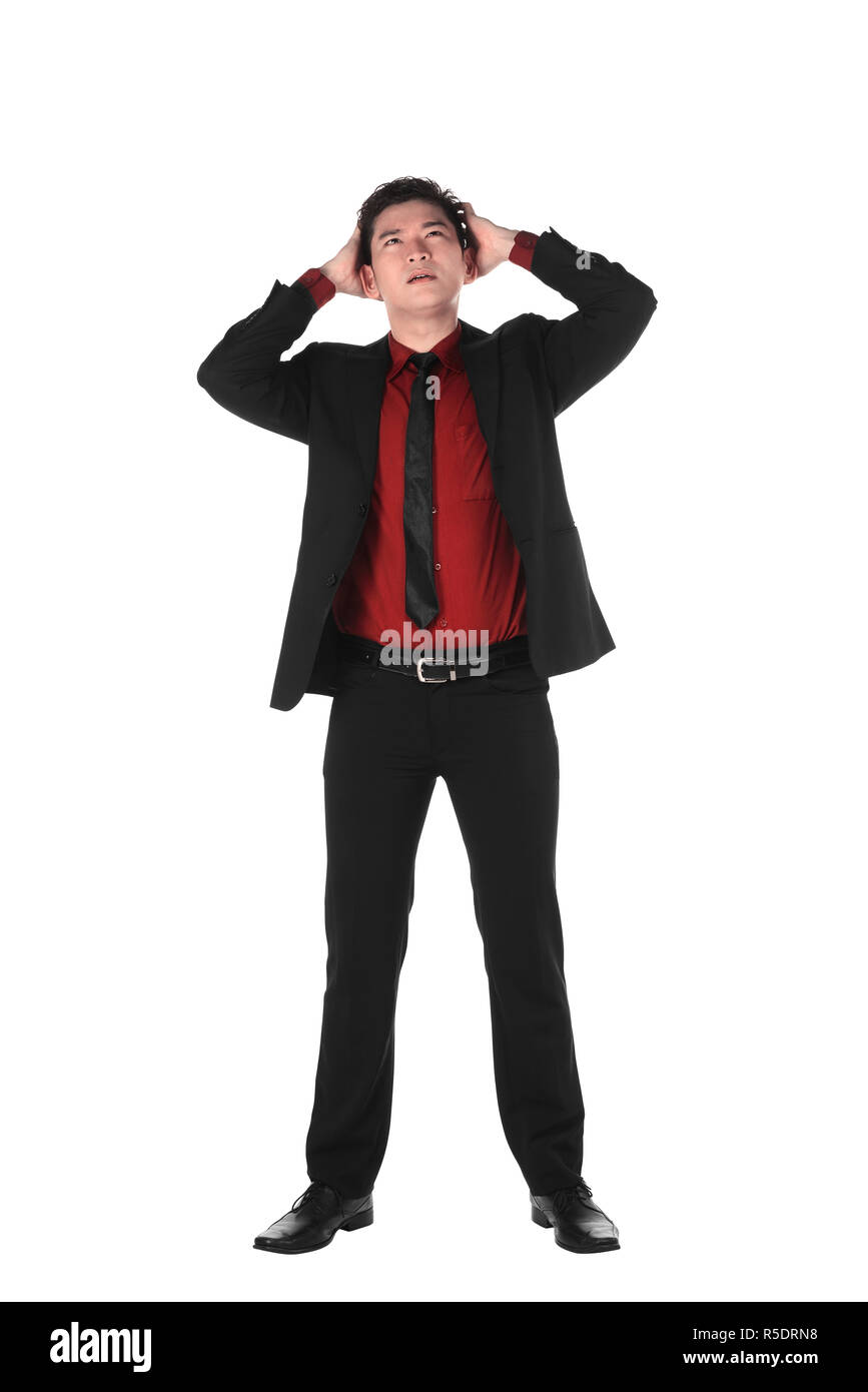 Adult male shock upset Cut Out Stock Images & Pictures - Alamy