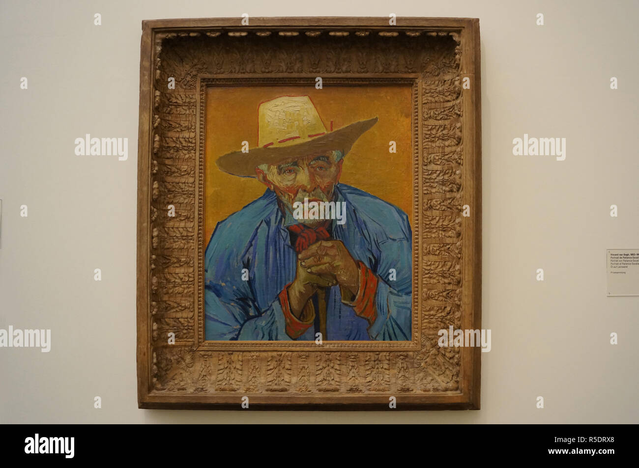 Portrait of Patience Escalier. 1888. Oil on canvas Stock Photo - Alamy