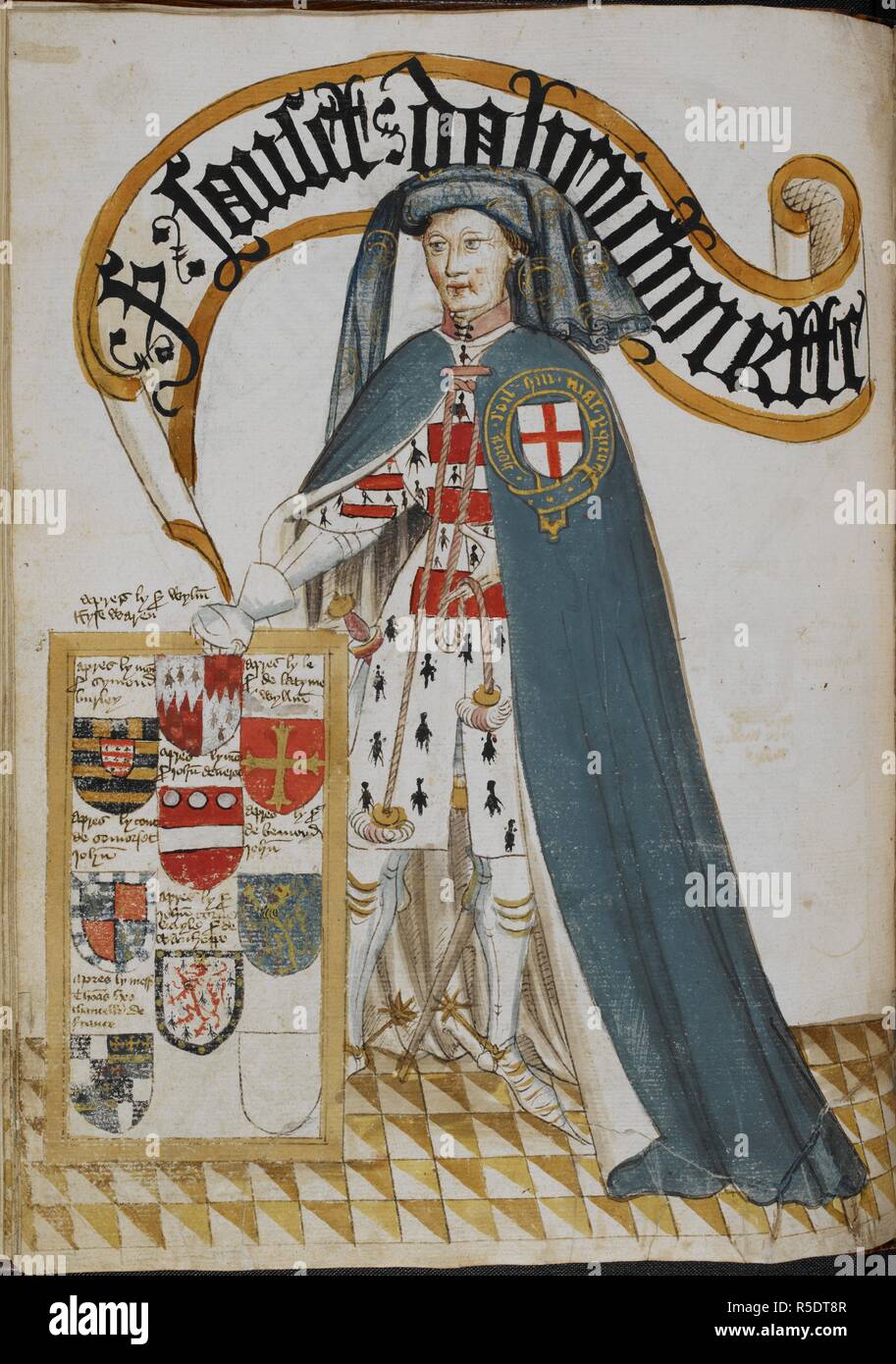 Sir Sanset Dabrichecourt, a founding Knight of the Order of the Garter ...