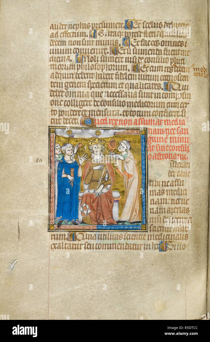 King (Alexander) with an astrologer and a physician. Pseudo-Aristotle ...