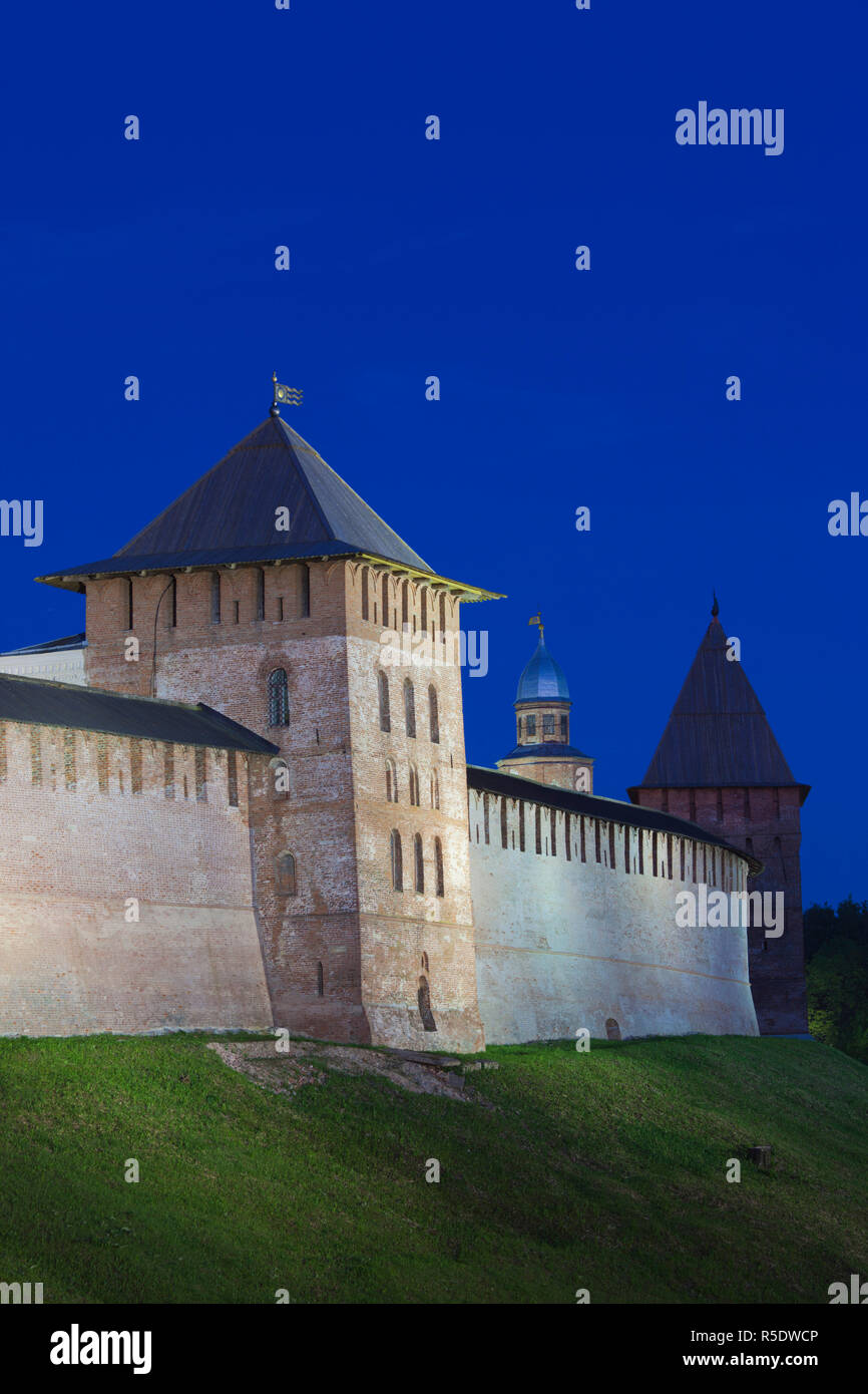 Outer walls of the novgorod kremlin hi-res stock photography and images ...