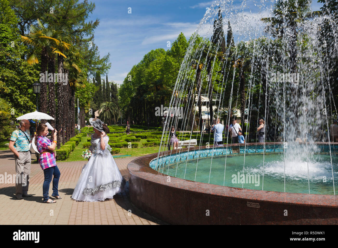 Russia, Black Sea Coast, Sochi, Riviera Park Stock Photo - Alamy