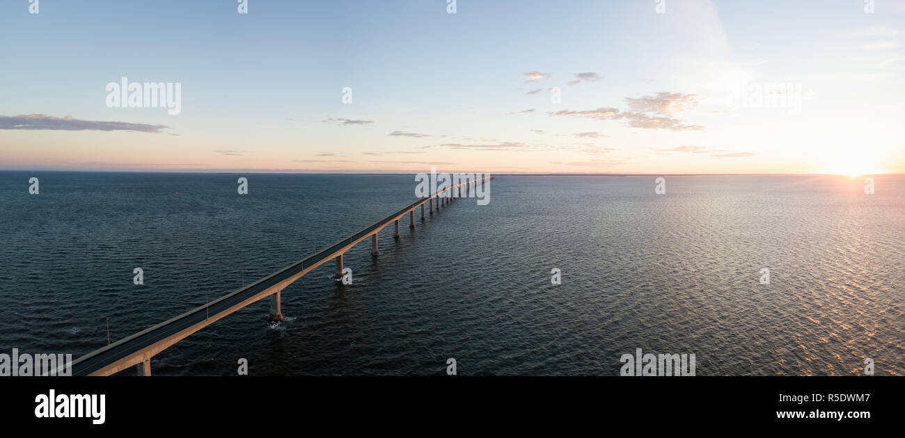 Aerial of confederation bridge hi-res stock photography and images - Alamy