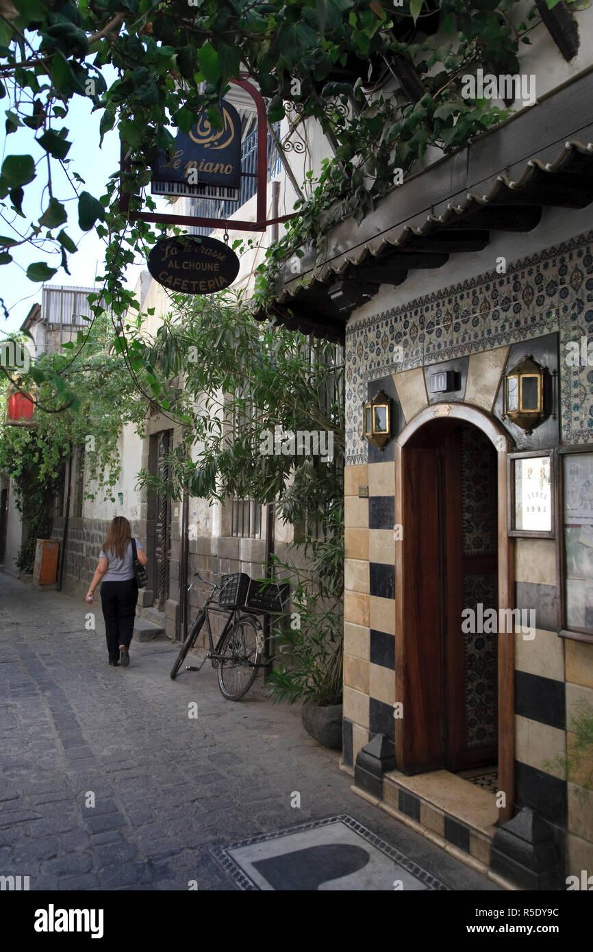 Syria, Damascus, Old Town, Bab Touma Quarter Stock Photo - Alamy