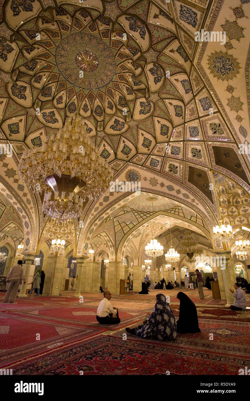 Syria, Damascus, Old, Town, Sayyida Ruqayya Mosque, Prayer Hall and ...