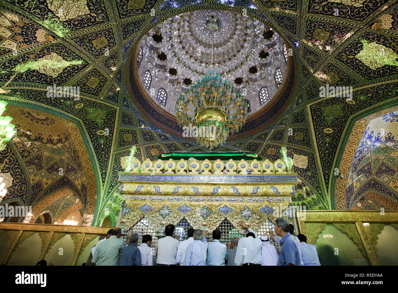 Syria, Damascus, Old, Town, Sayyida Ruqayya Mosque, Prayer Hall and ...