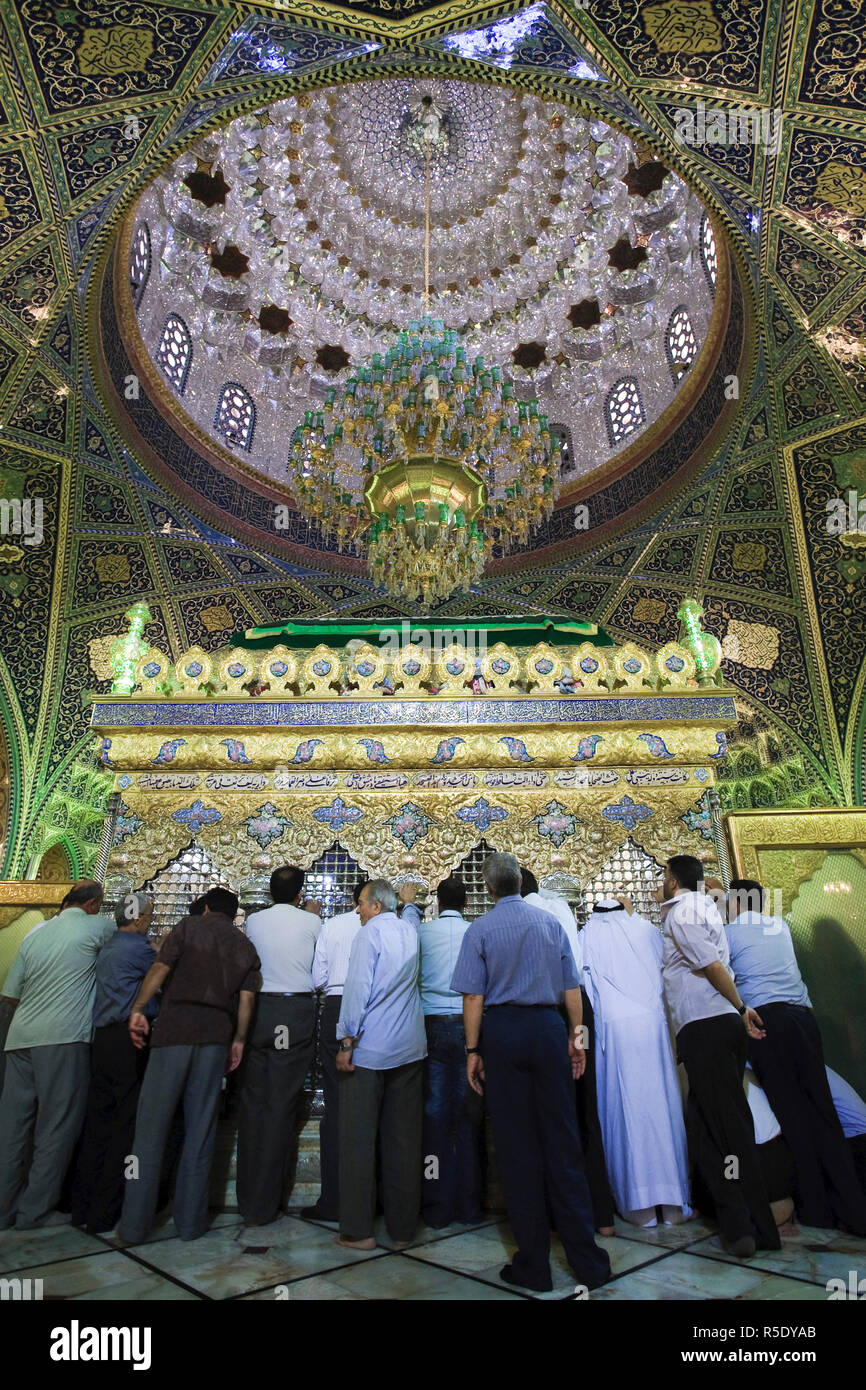 Syria, Damascus, Old, Town, Sayyida Ruqayya Mosque, Prayer Hall and ...