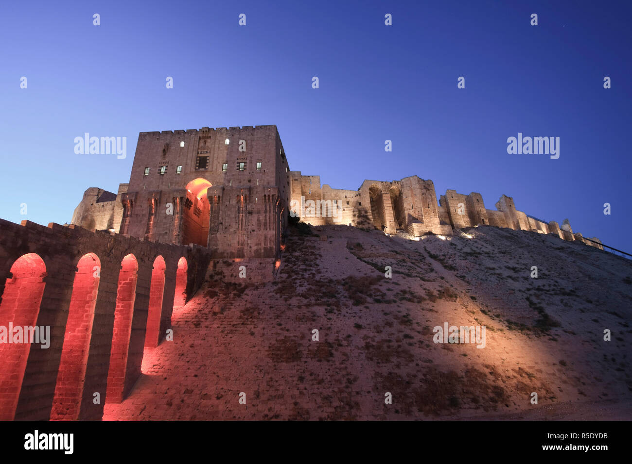 Aleppo citadel sunset hi-res stock photography and images - Alamy