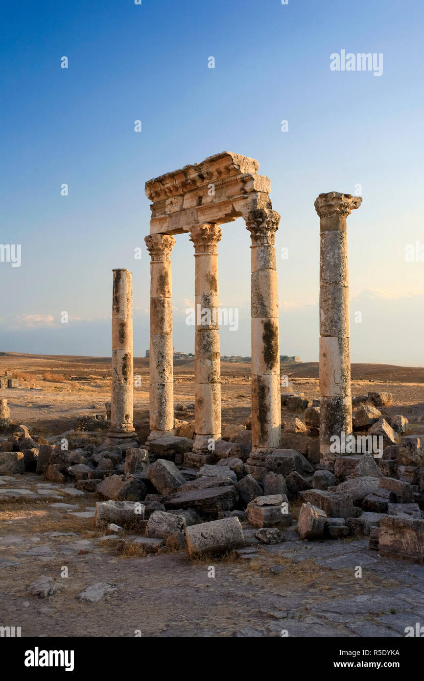 Syria, Apamea (Afamia) Archaeological Site (founded 3rd Century BC ...