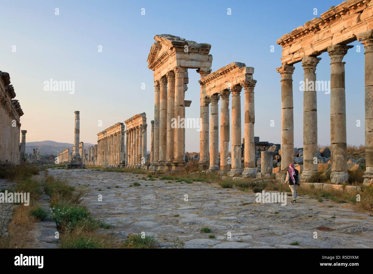 Syria, Apamea (Afamia) Archaeological Site (founded 3rd Century BC ...