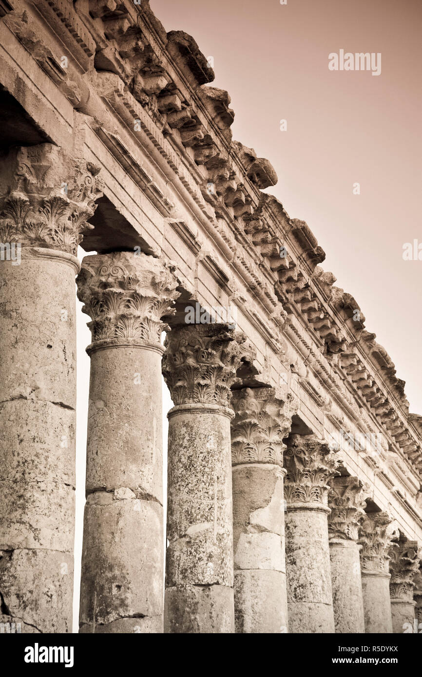 Syria, Apamea (Afamia) Archaeological Site (founded 3rd Century BC ...