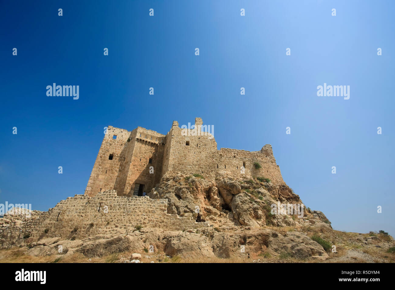 Syria, Hama Surroundings, Fortified Crusader Castle and Citadel of ...