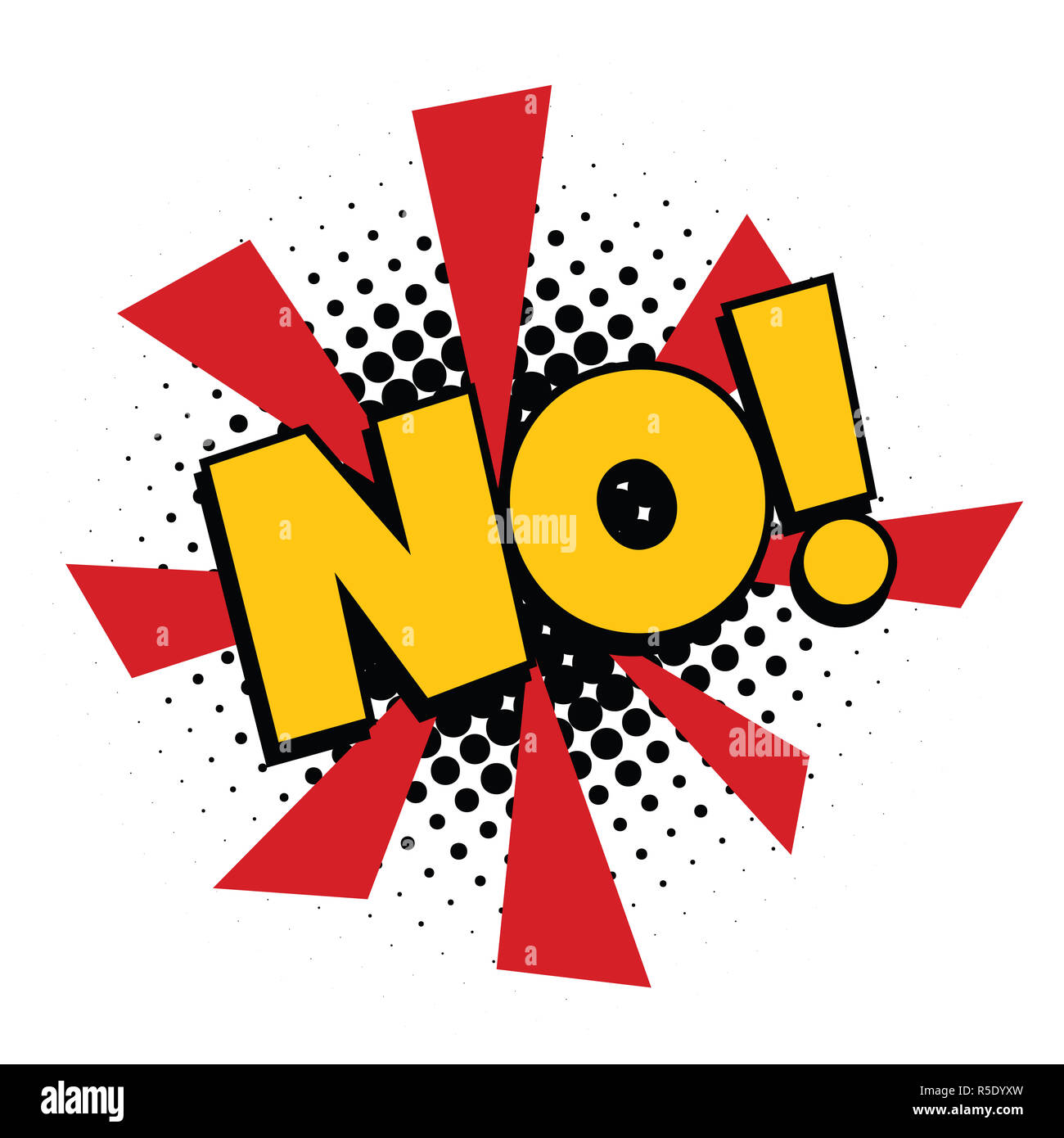 No comic word Stock Photo - Alamy