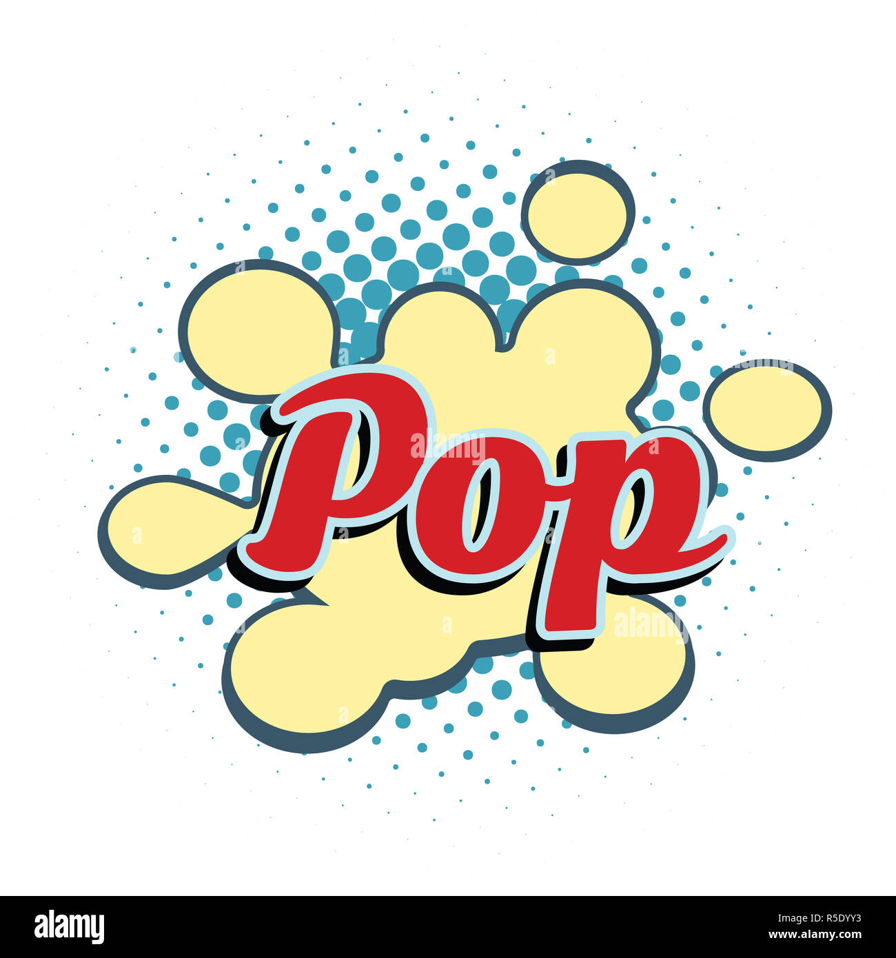 word pop comic style Stock Photo - Alamy