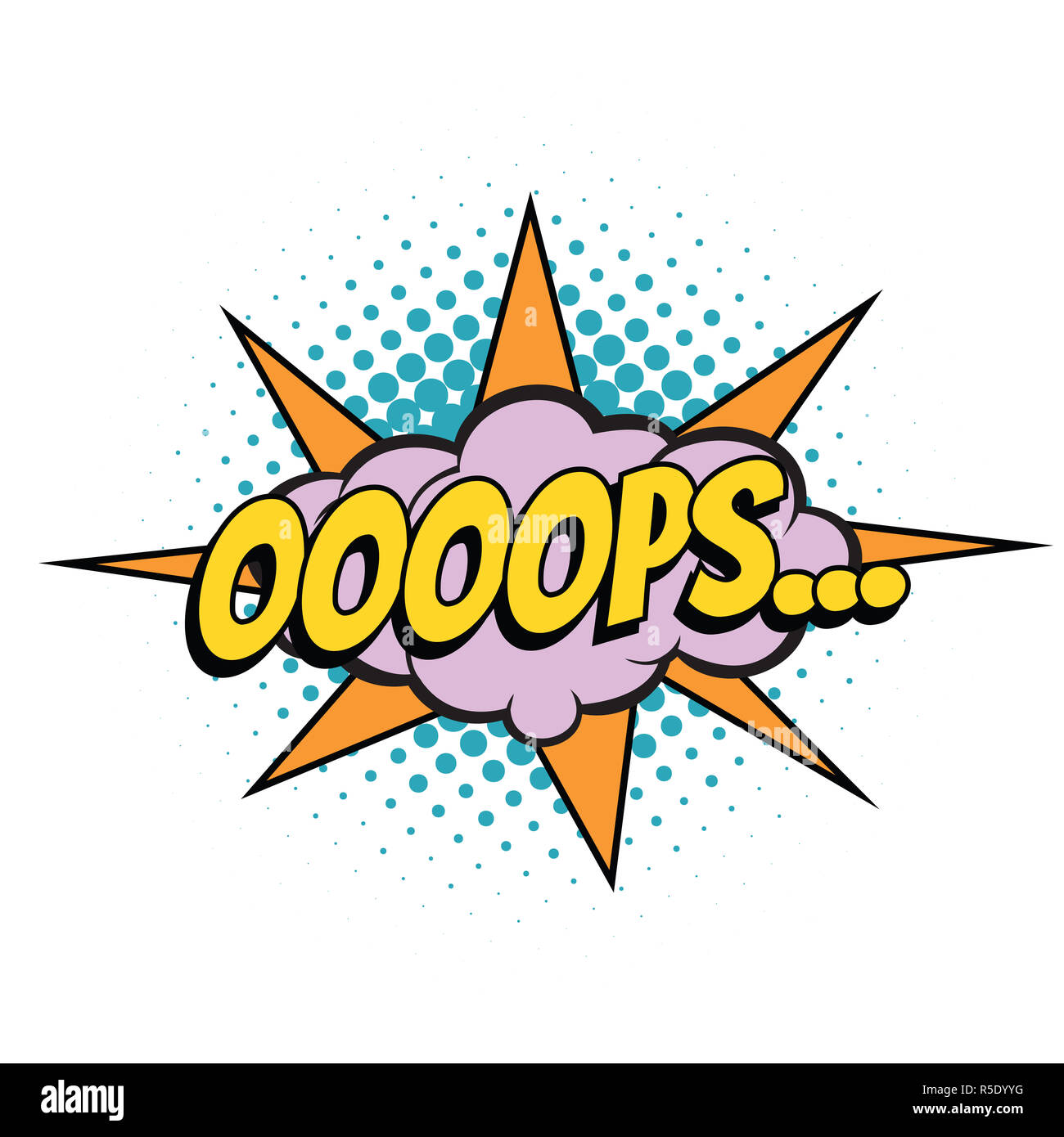 Oops bubble Cut Out Stock Images & Pictures - Alamy