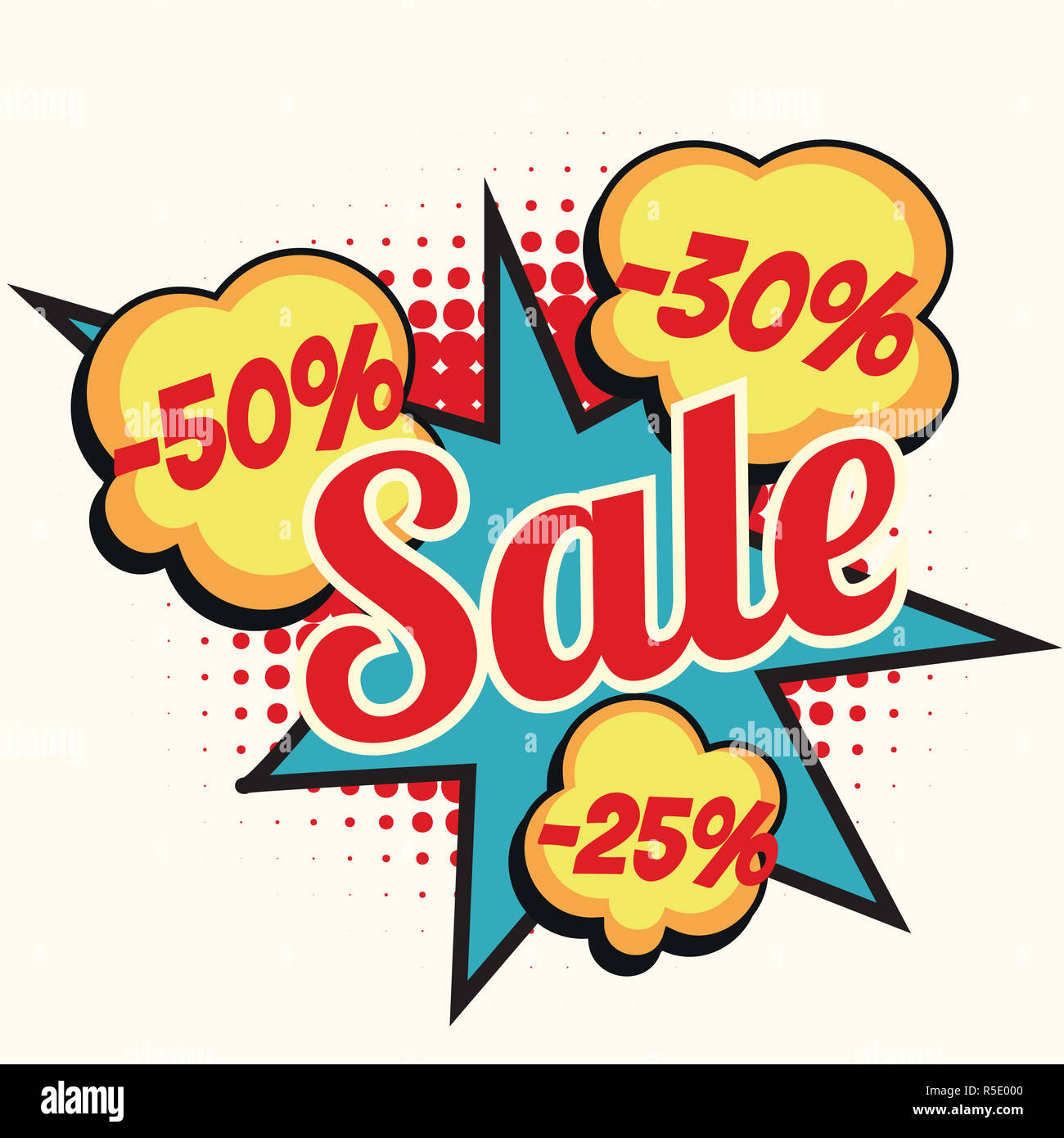 Comic book explosion idea word hi-res stock photography and images - Alamy