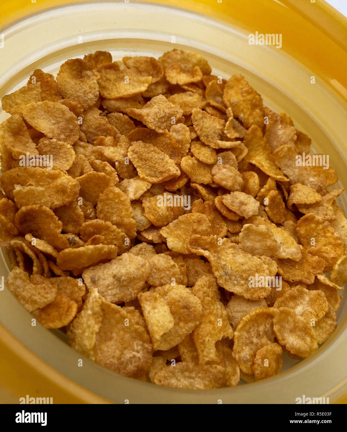 Cornflakes in plastic container hi-res stock photography and images - Alamy