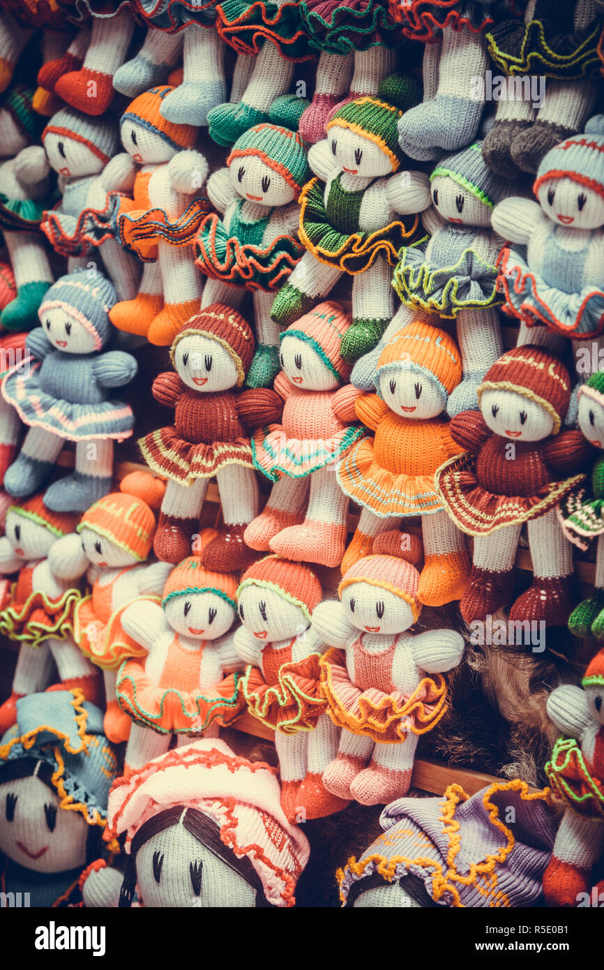 Hand made dolls Stock Photo - Alamy