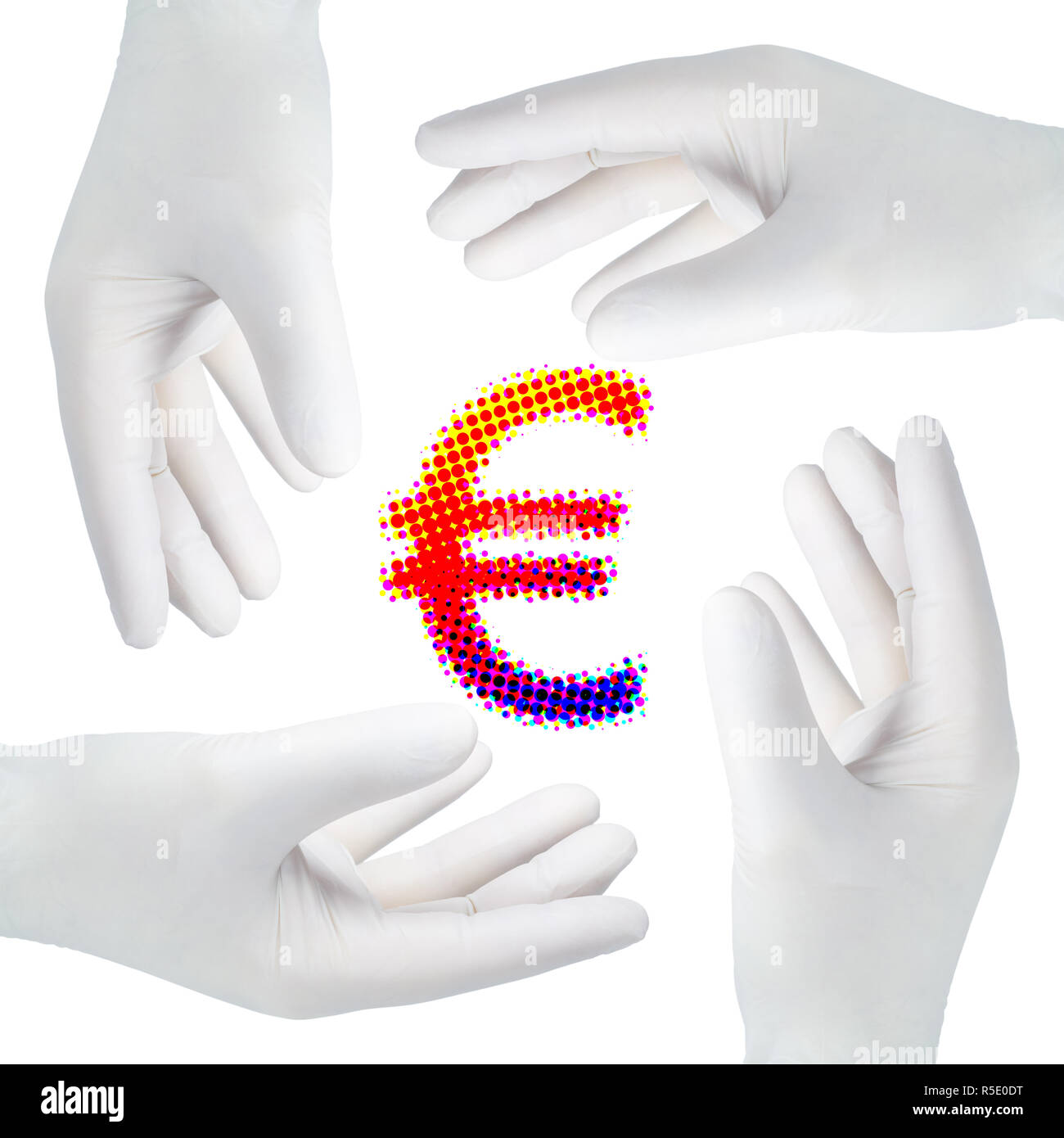 Hand printed sign Cut Out Stock Images & Pictures - Alamy