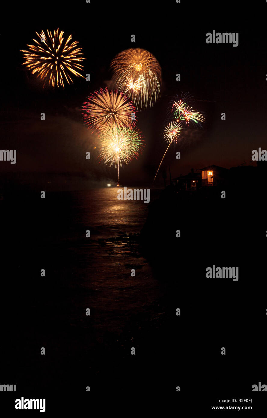 Explosion Of Fireworks High Resolution Stock Photography and Images - Alamy