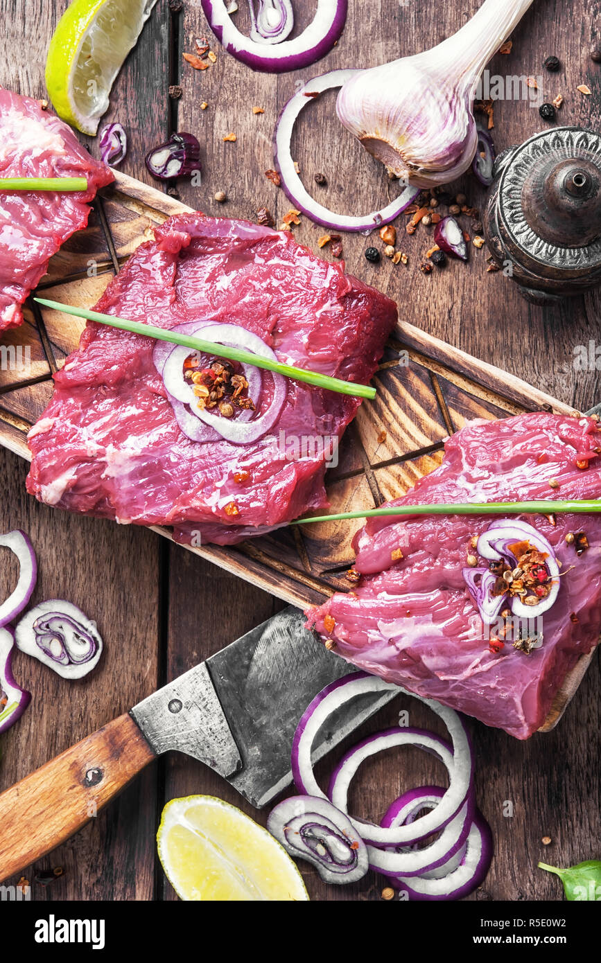 raw beef meat Stock Photo - Alamy