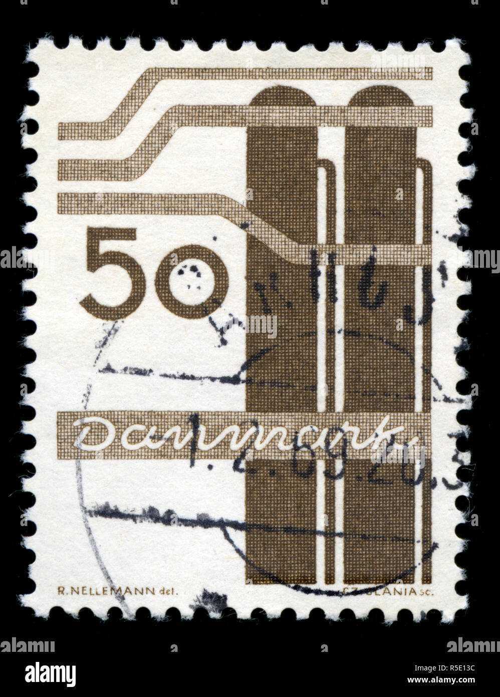 Danmark stamp hi-res stock photography and images - Alamy