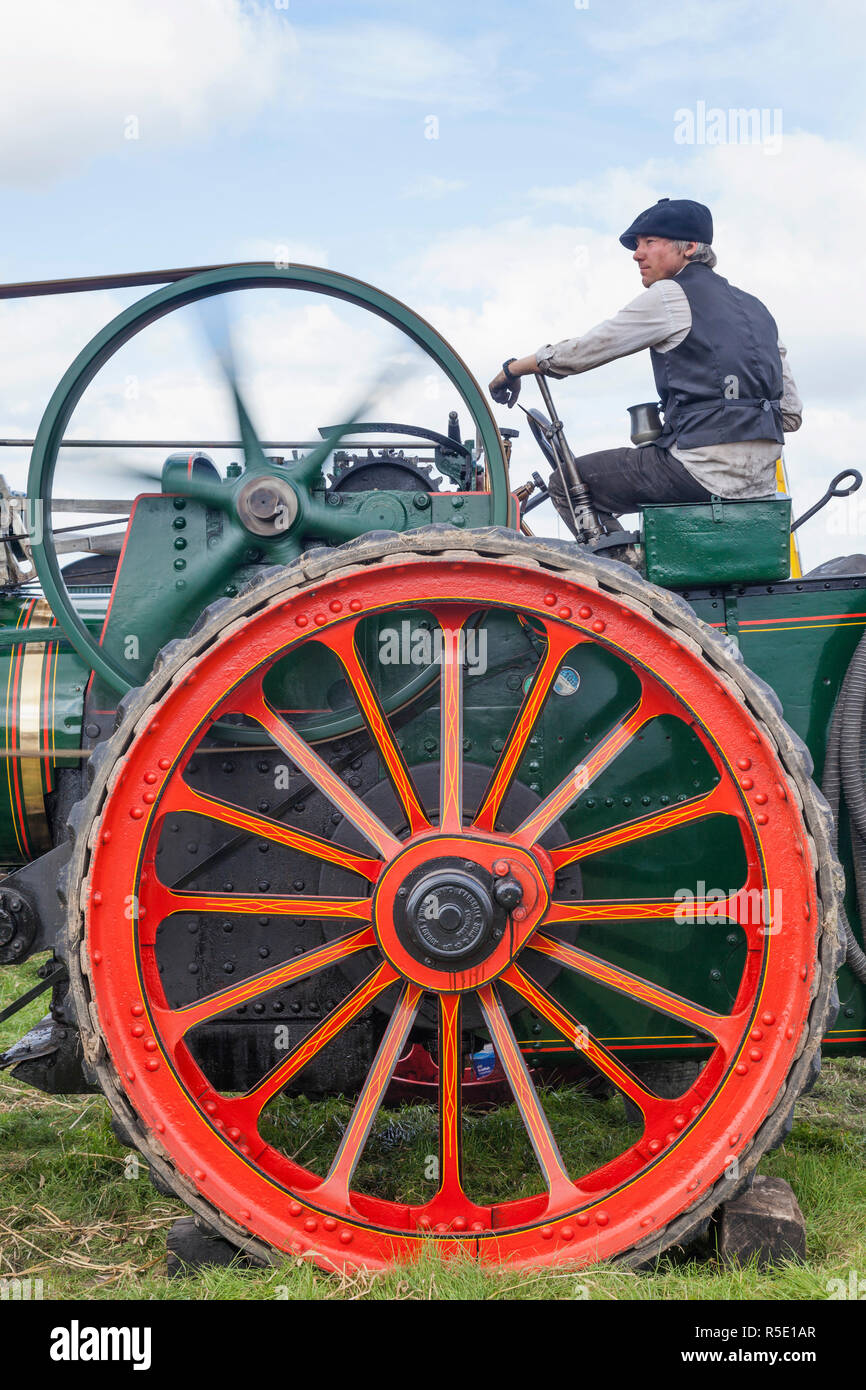England, Dorset, Blanford, The Great Dorset Steam Fair, Steam Engine ...
