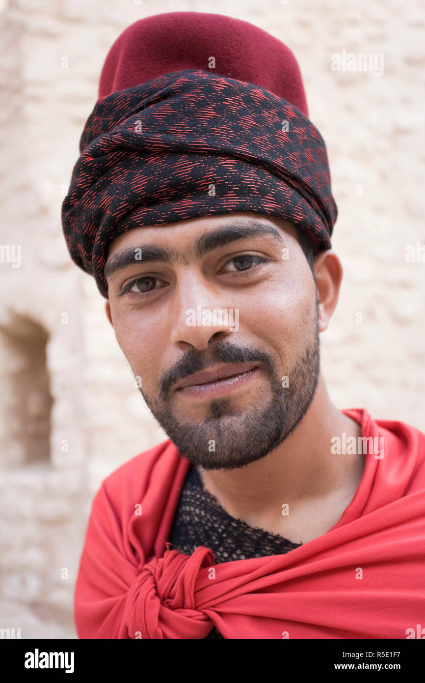 Africa, Tunisia, Monastir, Historic Ribat Fort, Tunisian Actor on movie ...