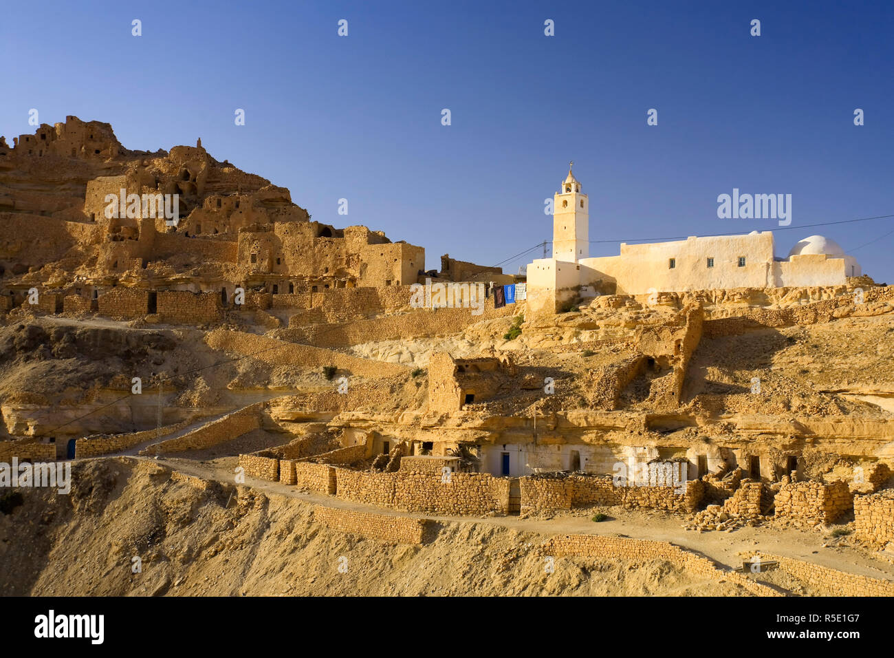 Africa, Tunisia, Chenini Historic Fortified Village Stock Photo - Alamy
